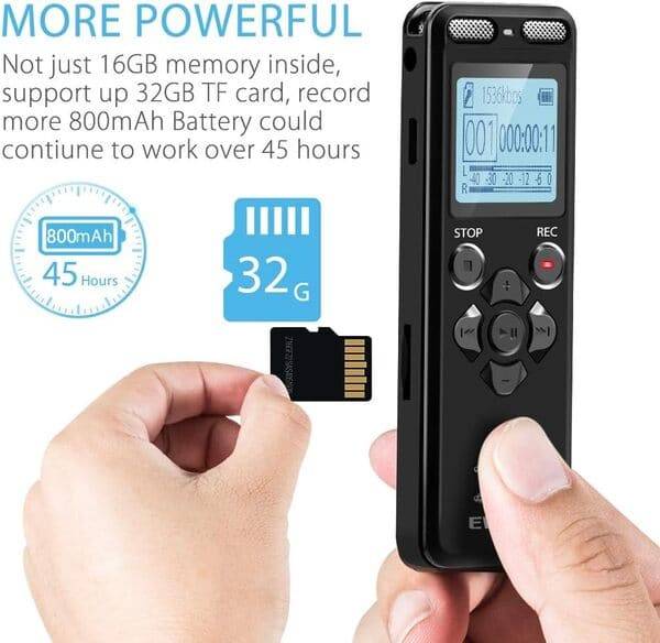 ️ Mejores Grabadoras de Audio Digital | ️